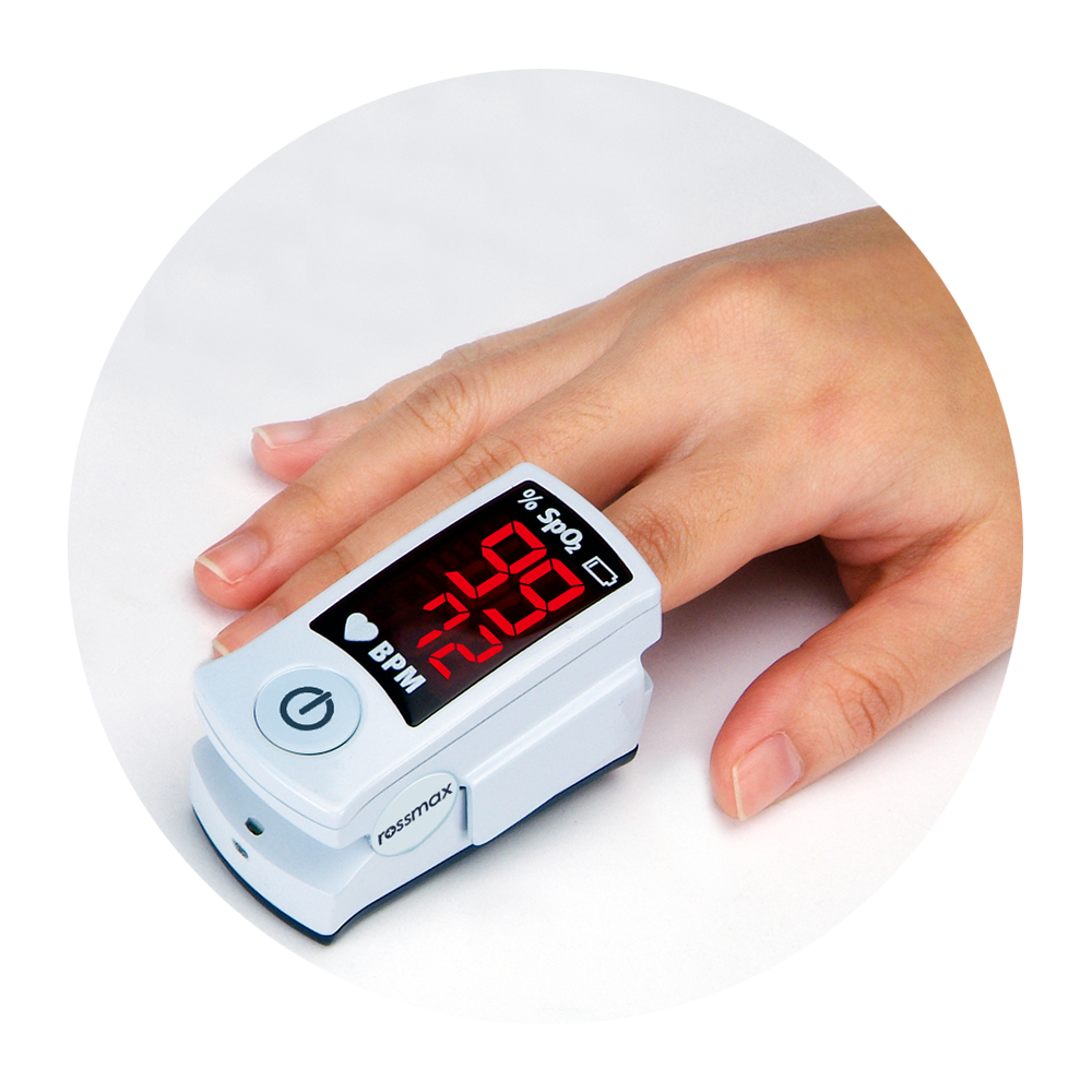 Rossmax SB100 Fingertip Pulse Oximeter | Herculife.com
