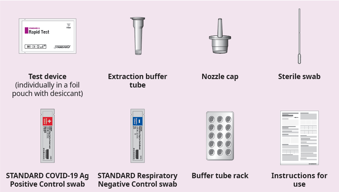 SD Biosensor STANDARD Q COVID-19 Ag Test Kit (Saliva) - Box of 25 Tests ...