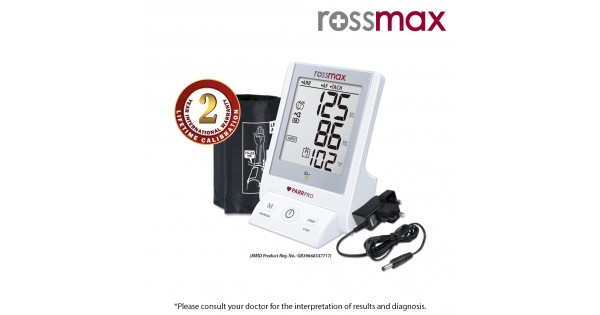 Rossmax AC1000F PARR Pro Professional Blood Pressure Monitor ...