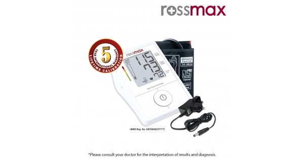 Rossmax X1 Automatic Blood Pressure Monitor | Herculife.com